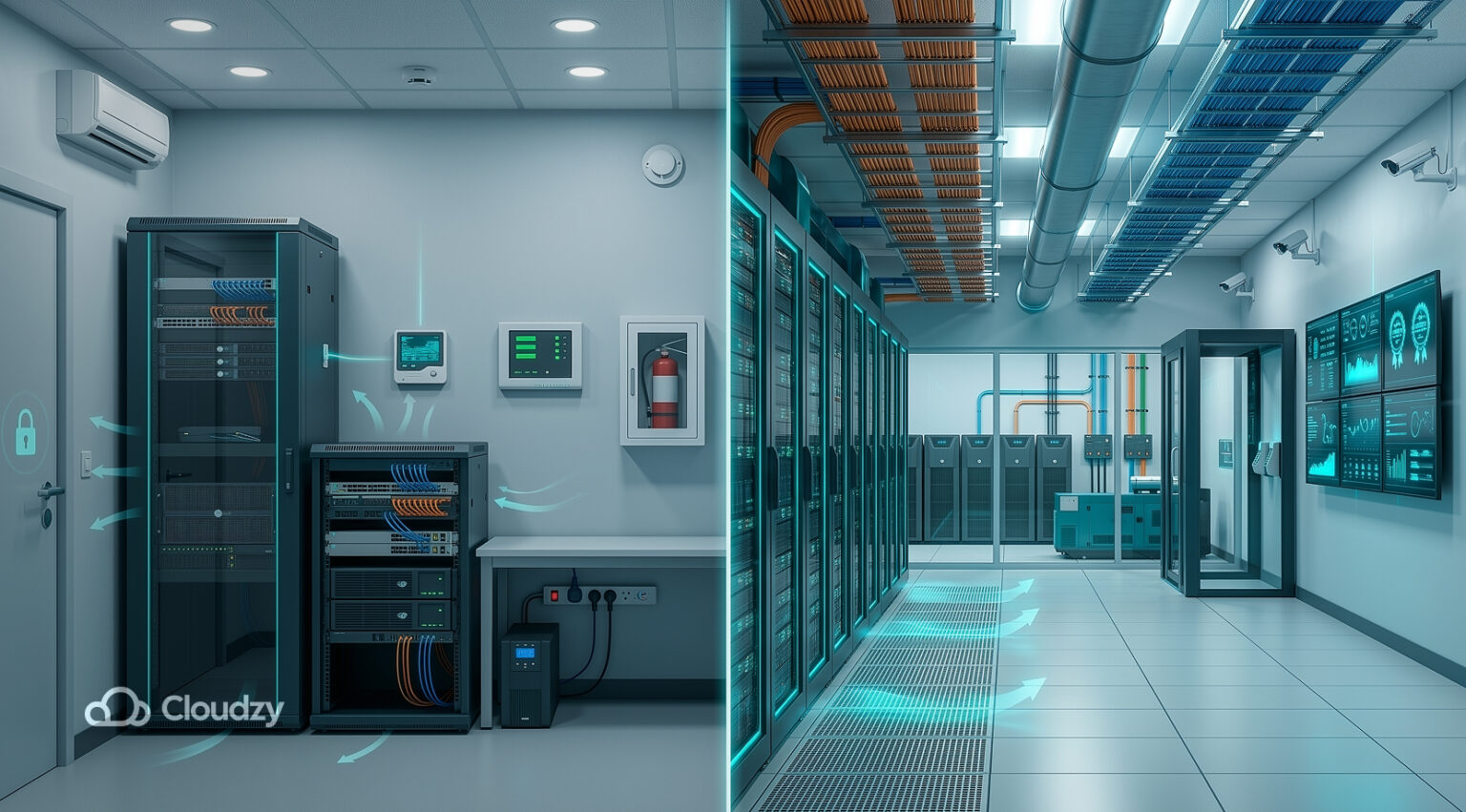 Data Center vs. Server Room: Main Differences, Advantages, Risks, and ...