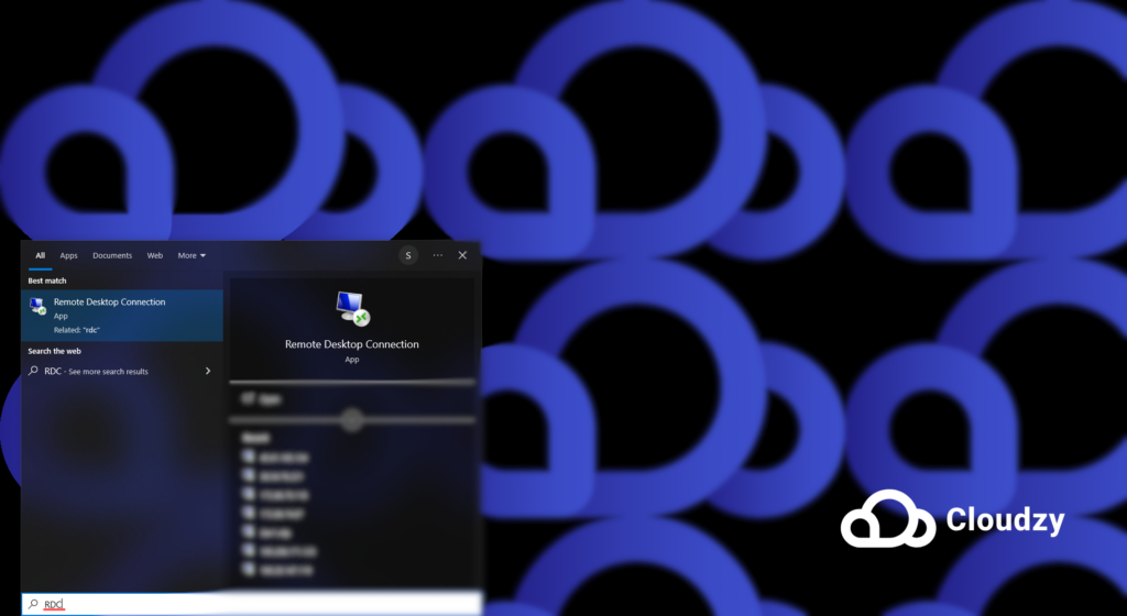 How to Connect to VPS on Windows Using RDP | Cloudzy