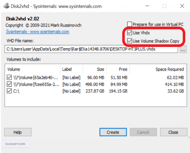Guideline To Virtualize A Physical Machine Using Disk2VHD