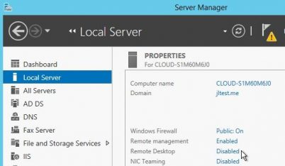 How to Enable RDP in Windows Server 2012